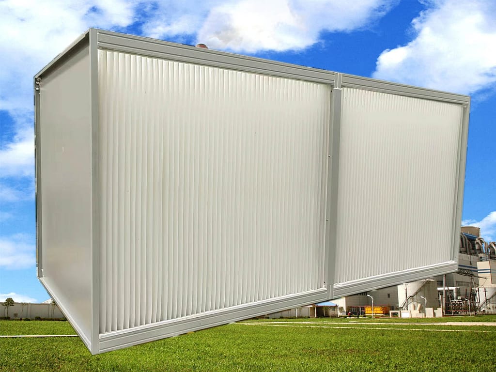 Polymer PP material cross flow heat exchanger for indirect evaporative ...